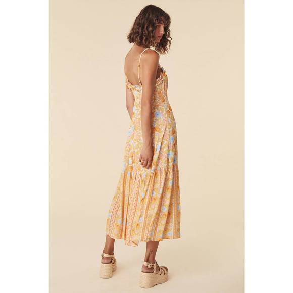 Spell | Dresses | New Spell Enchanted Wood Strappy Maxi Dress In ...